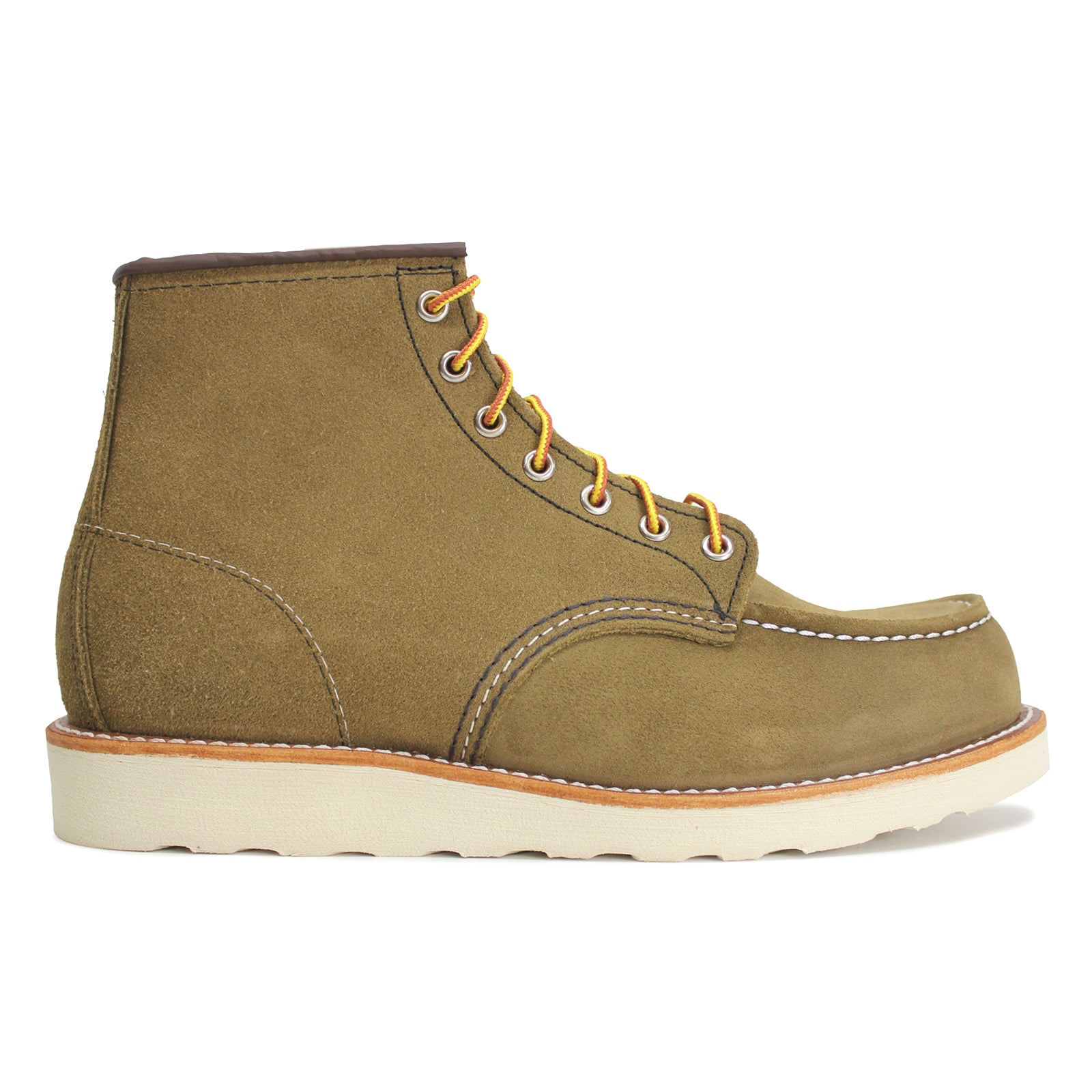 Red Wing Classic Moc Toe 8881 Suede Men's Lace Up Olive Boots