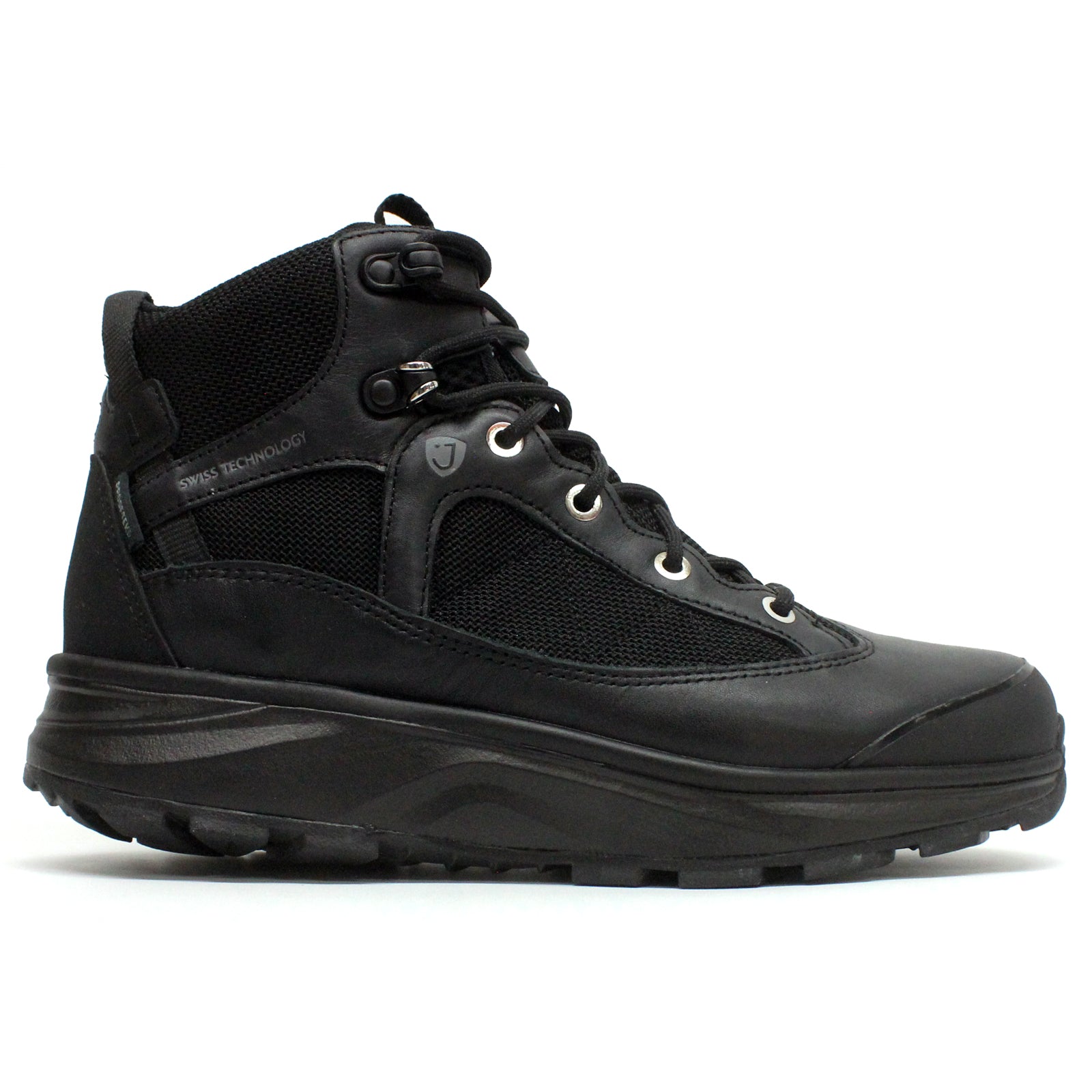 Joya Montana PTX Leather Textile Women's Ankle Black II Boots