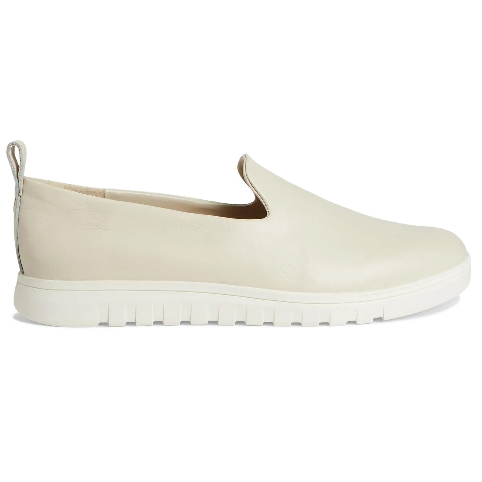 Vionic Uptown Willa Leather Women's Cream Slip On Shoes