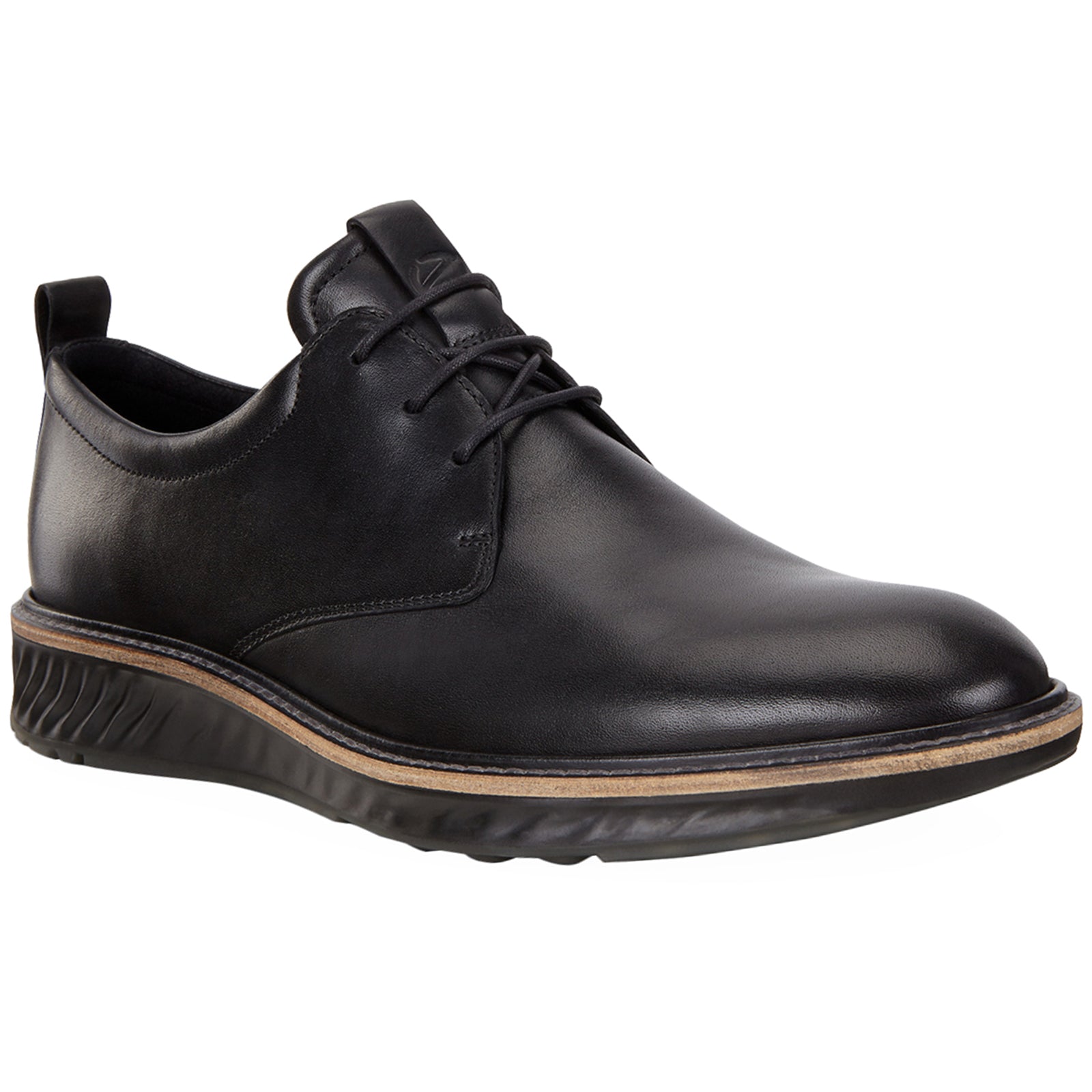 Ecco ST 1 Hybrid 836404 Leather Men's Smart Black Shoes