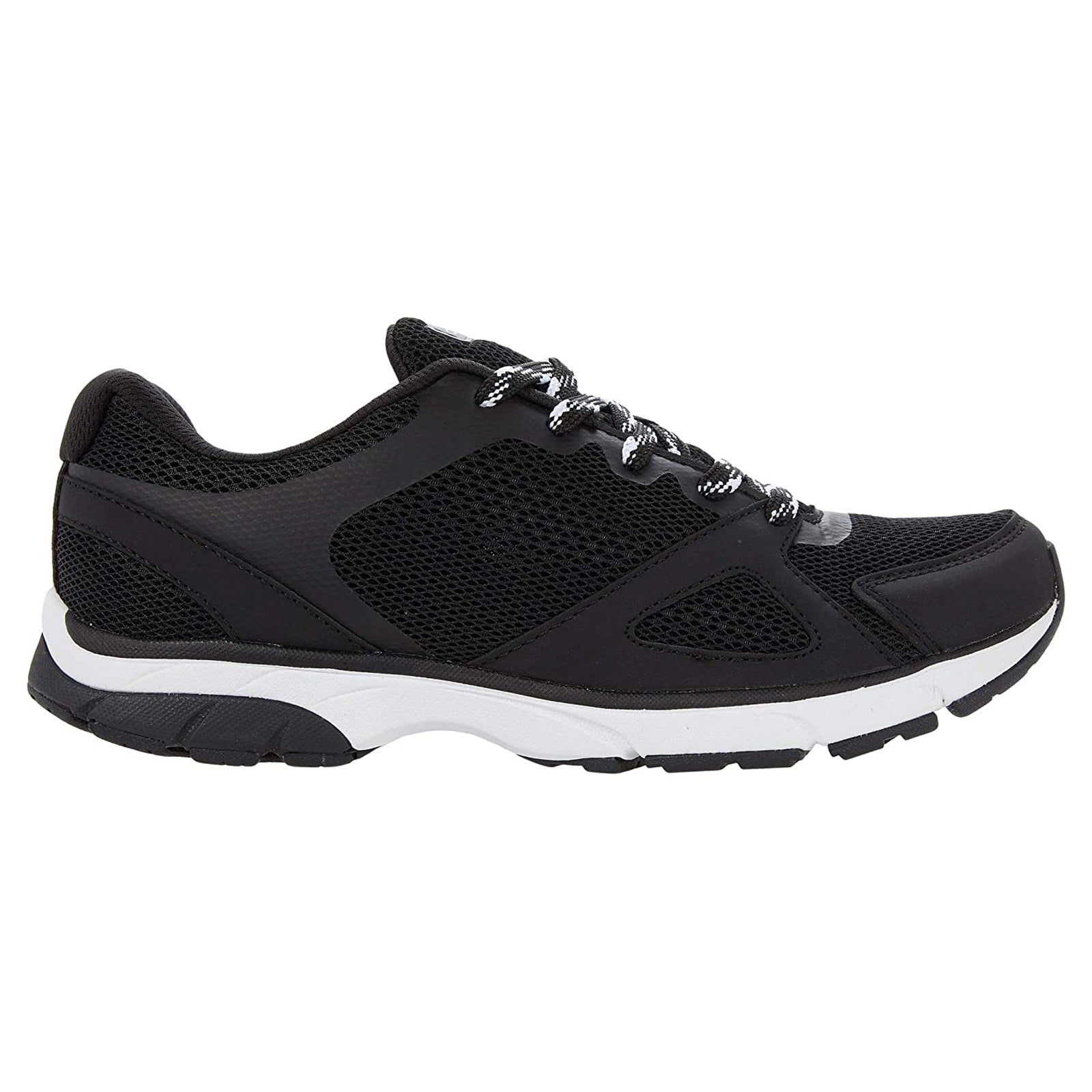 Vionic Drift Tokyo Synthetic Textile Women's Lace Up Black Trainers