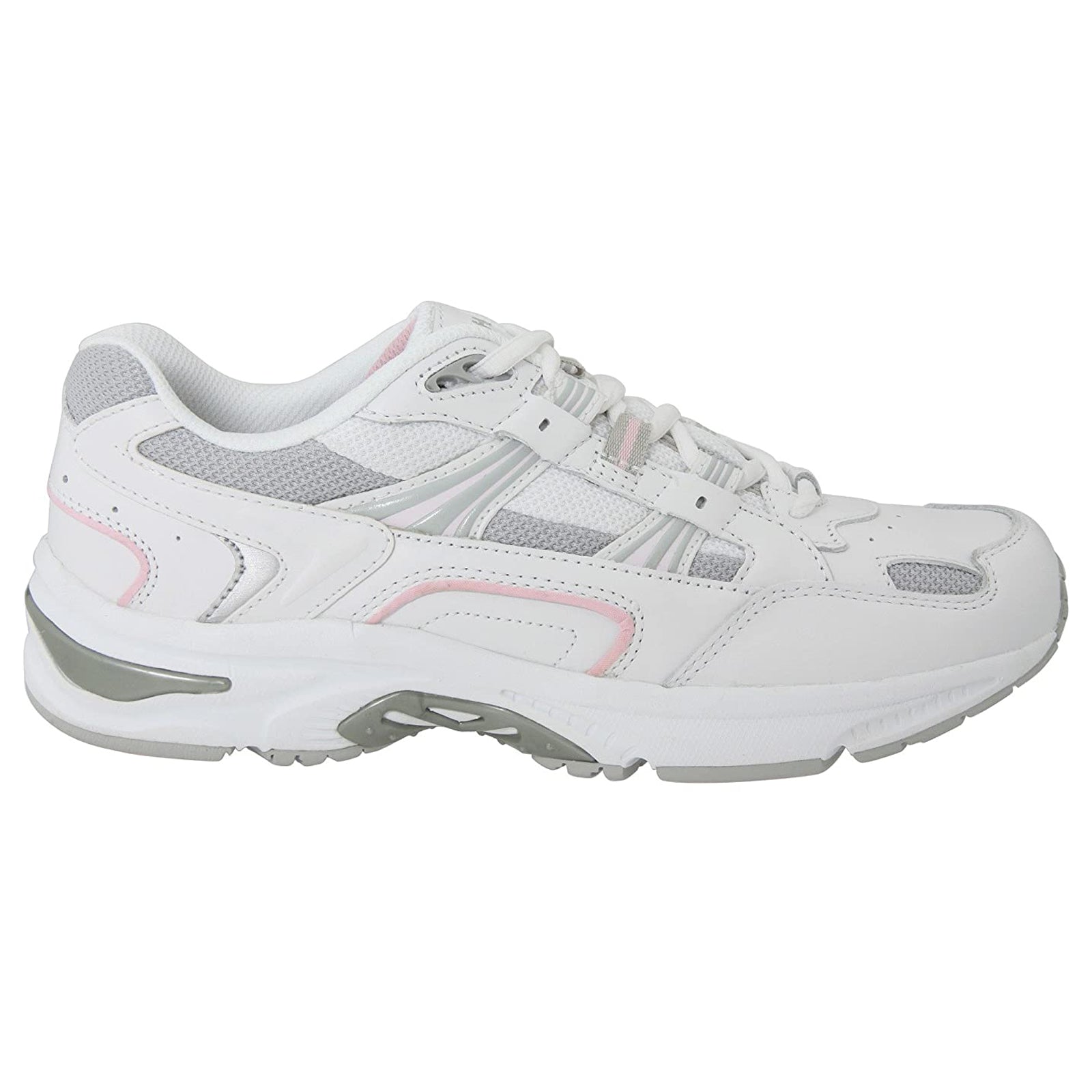 Vionic 23Walk Leather Textile Women's Lace Up Pink Trainers
