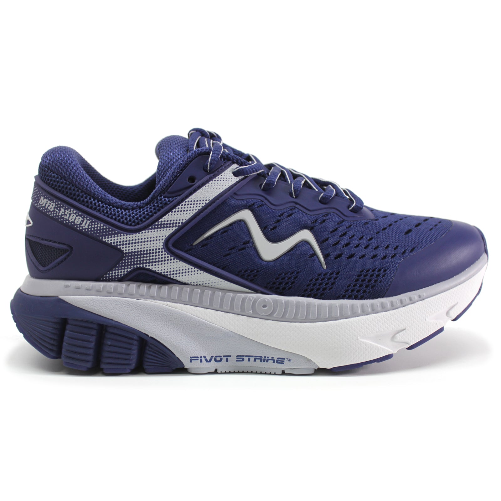 MBT MTR-1500 II Textile Synthetic Women's Twilight Blue Low Top Trainers