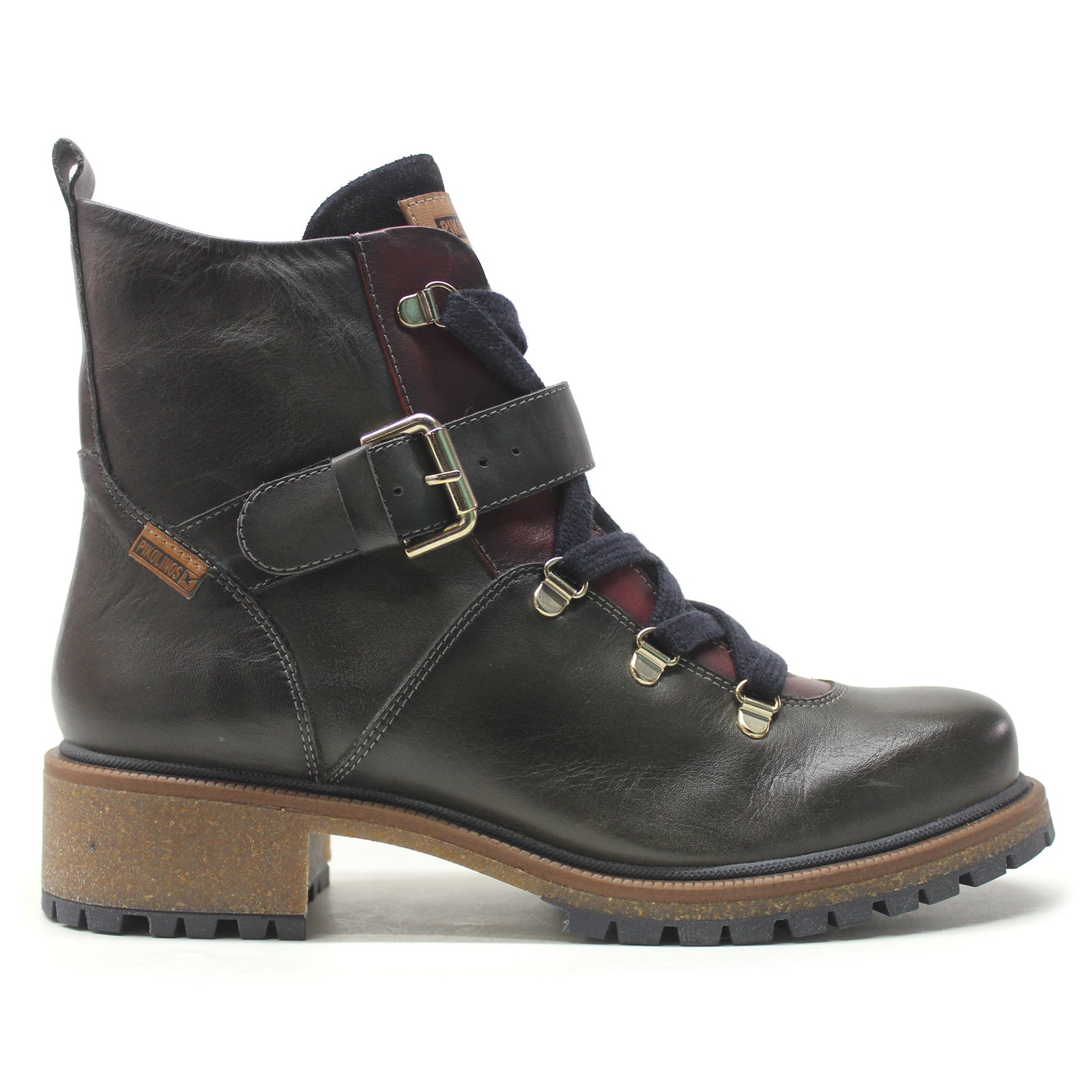 Pikolinos Aspe W9Z-8748C1 Leather Women's Zip Up Lead Boots