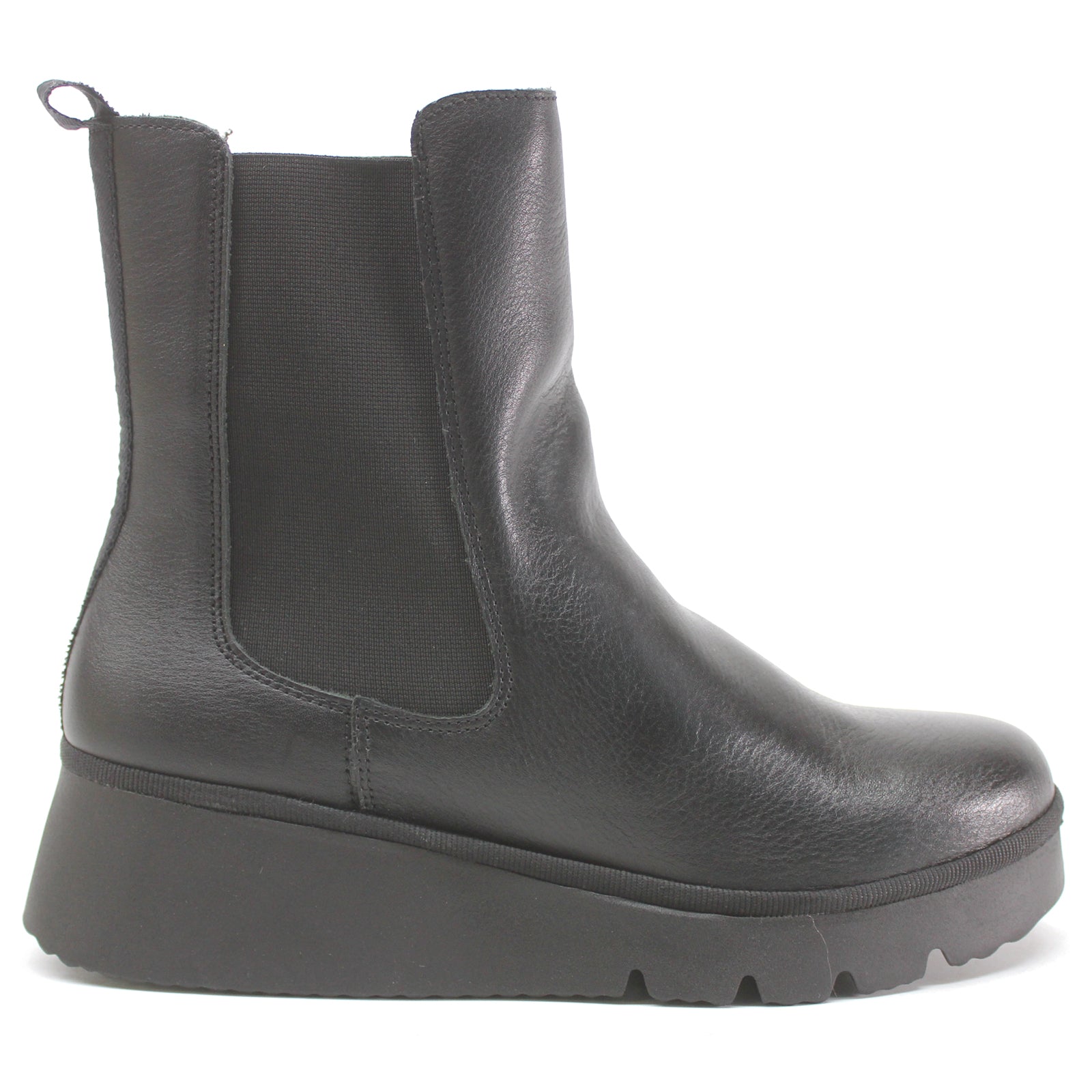 Fly London PATY405FLY Soft Leather Women's Ankle Black Boots