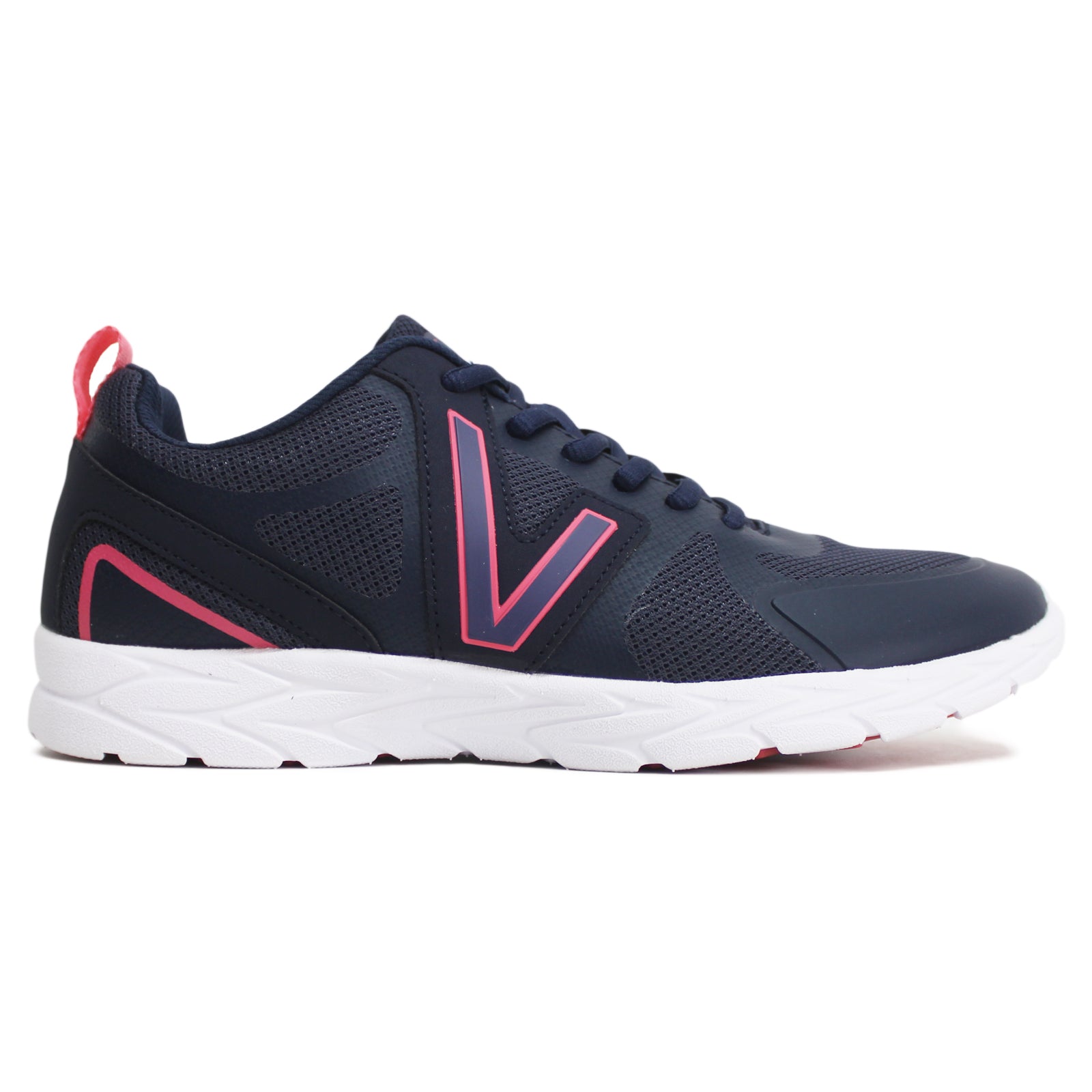 Vionic Miles II Textile Synthetic Women's Navy Pink Low Top Trainers