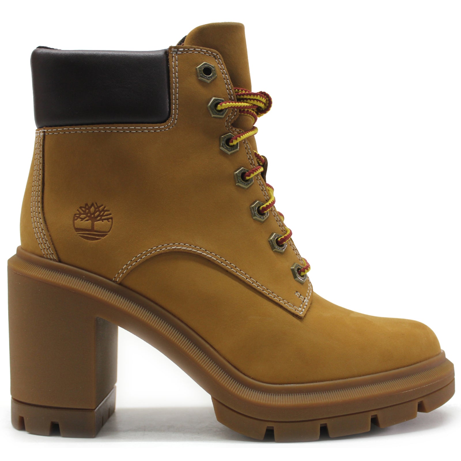 Timberland Allington Heights 6 Inch Nubuck Women's Lace Up Wheat Boots