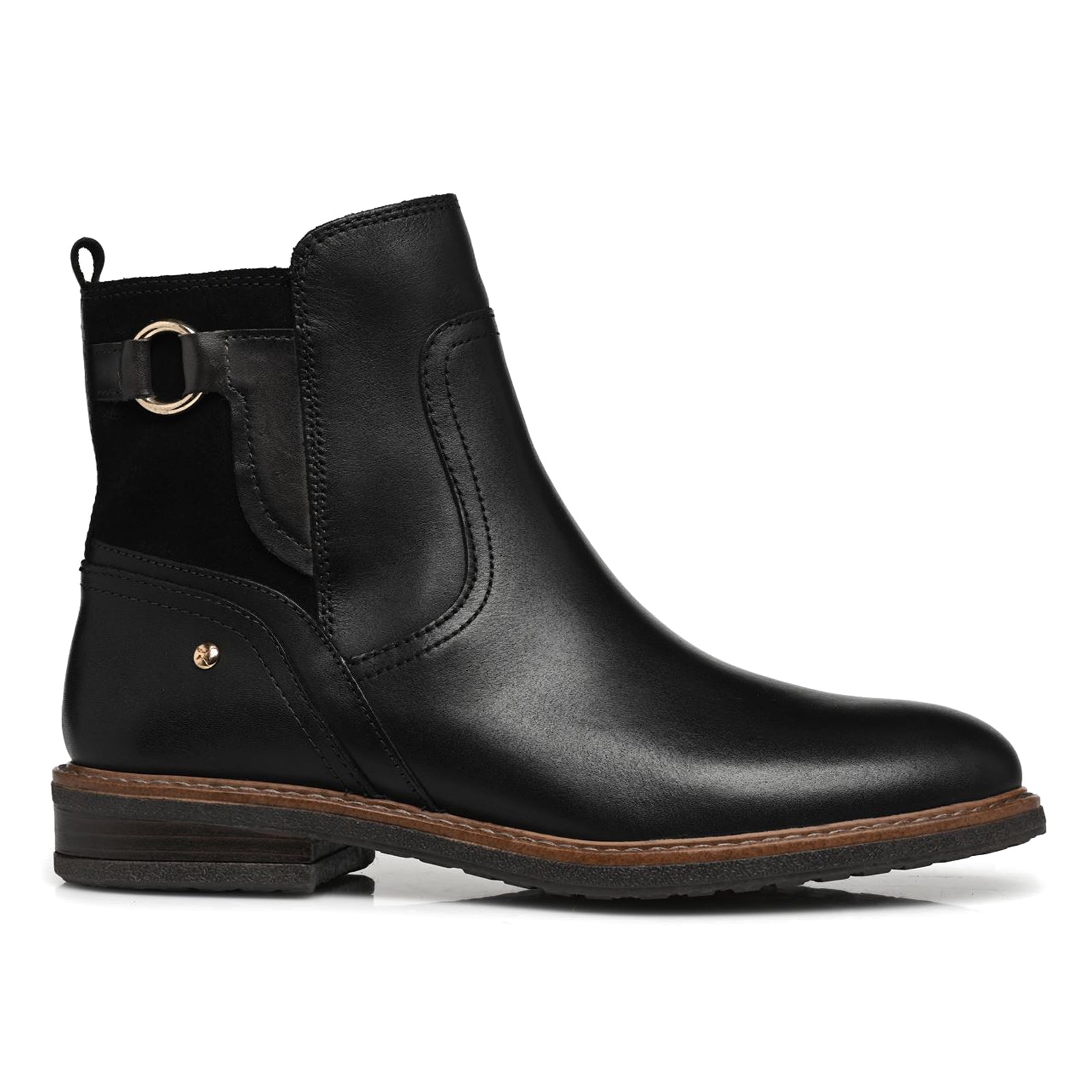 Pikolinos Aldaya W8J-8604 Leather Women's Zip Up Black Boots