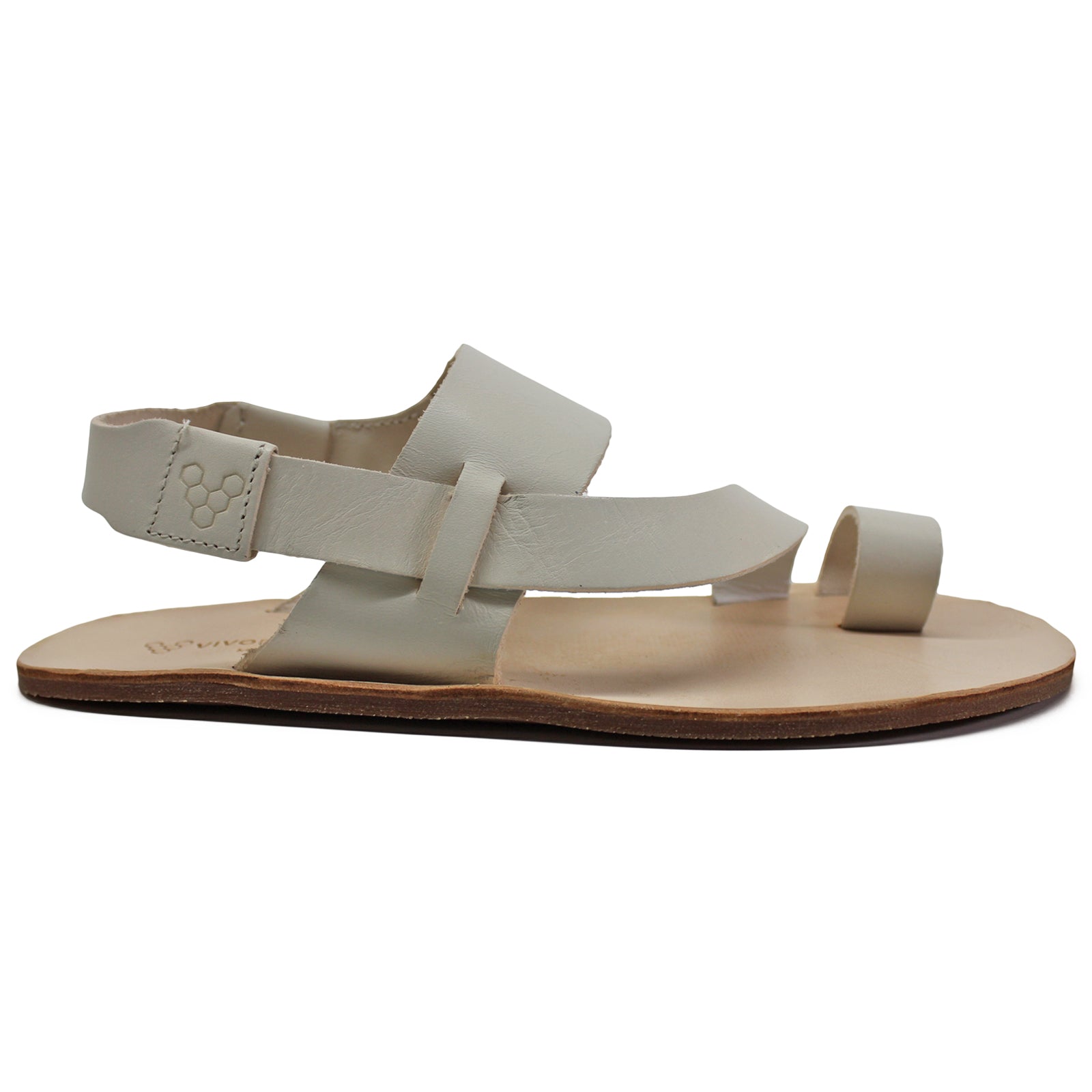 Vivobarefoot Opanka 203225 Leather Women's Off White Toe Post Sandals