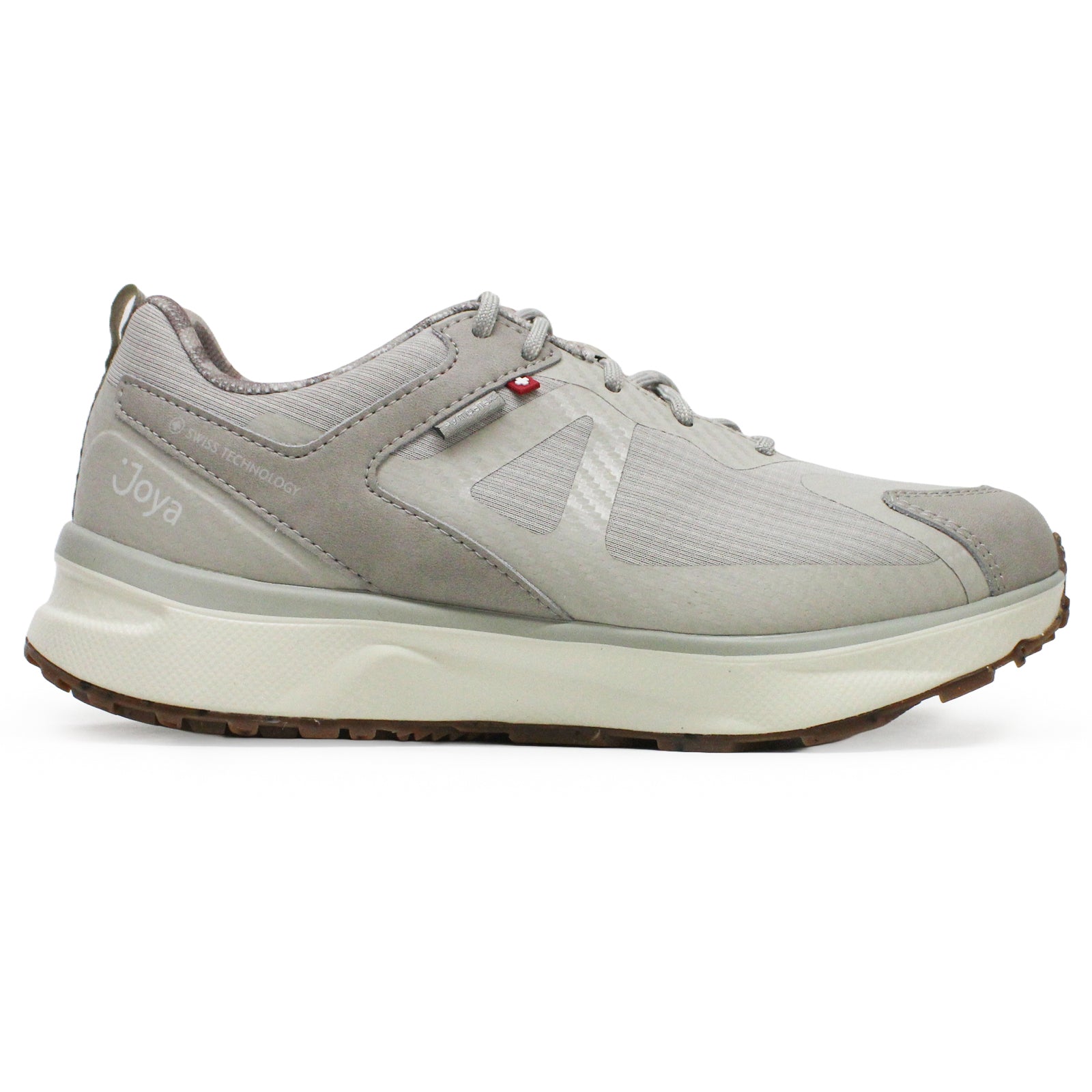 Joya Veloce STX Leather Textile Women's Lace up Beige Trainers