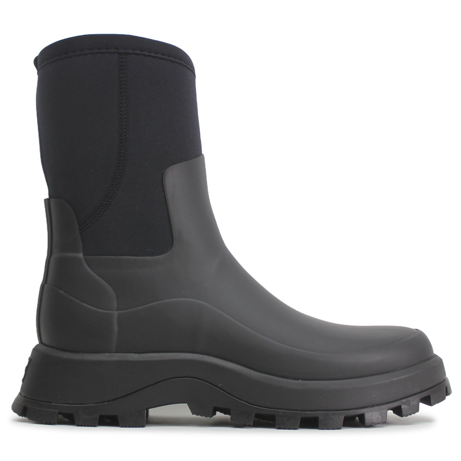 Hunter City Explorer Short Rubber Women's Mid Calf Black Boots