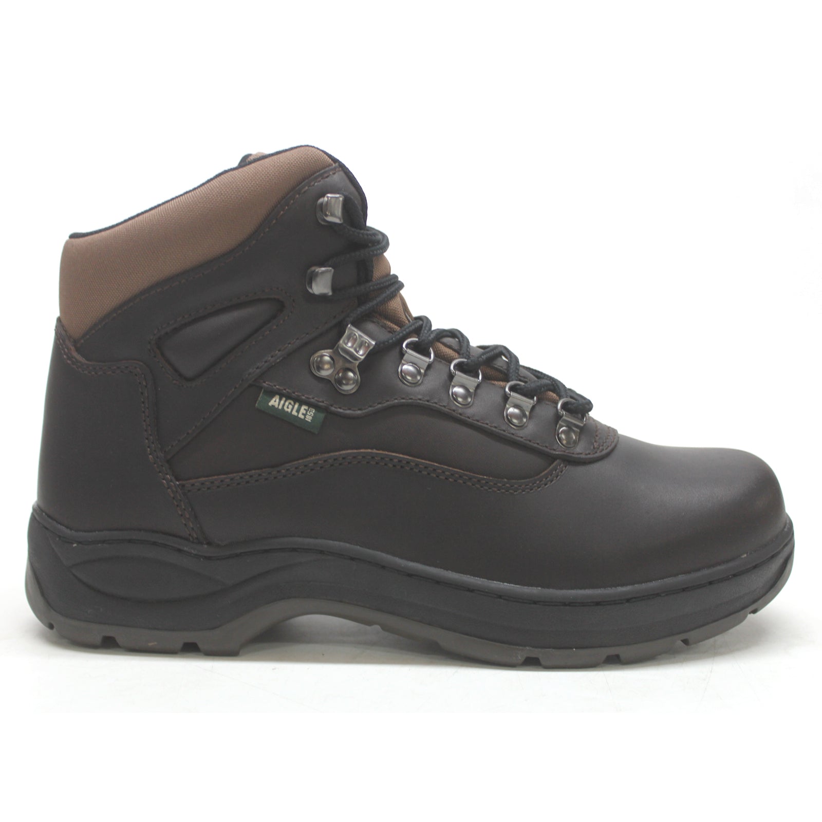 Aigle Picardie Leather Men's Ankle Marron Boots